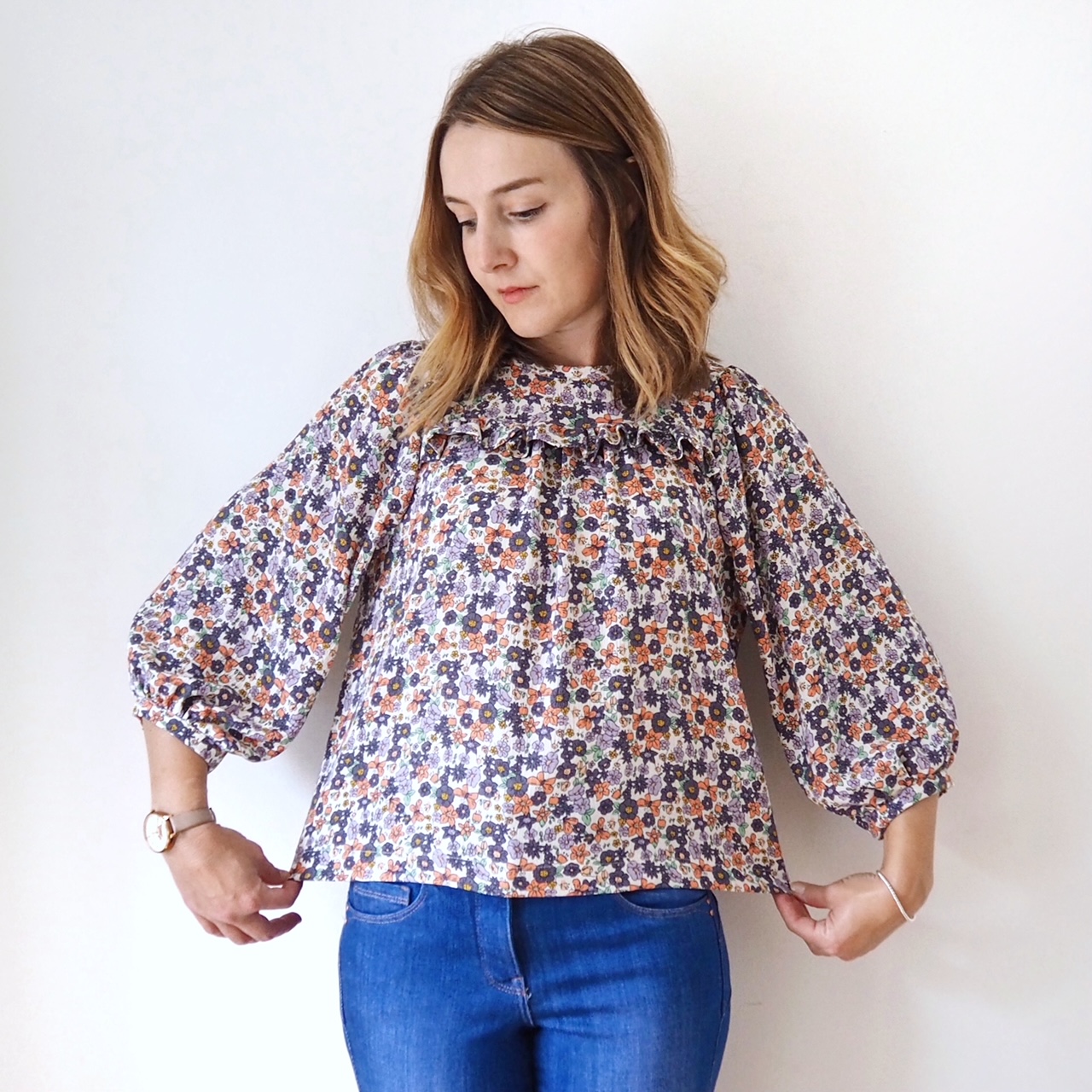 Friday Pattern Company Sagebrush Top and Fibre Mood Norma Blouse Mash ...