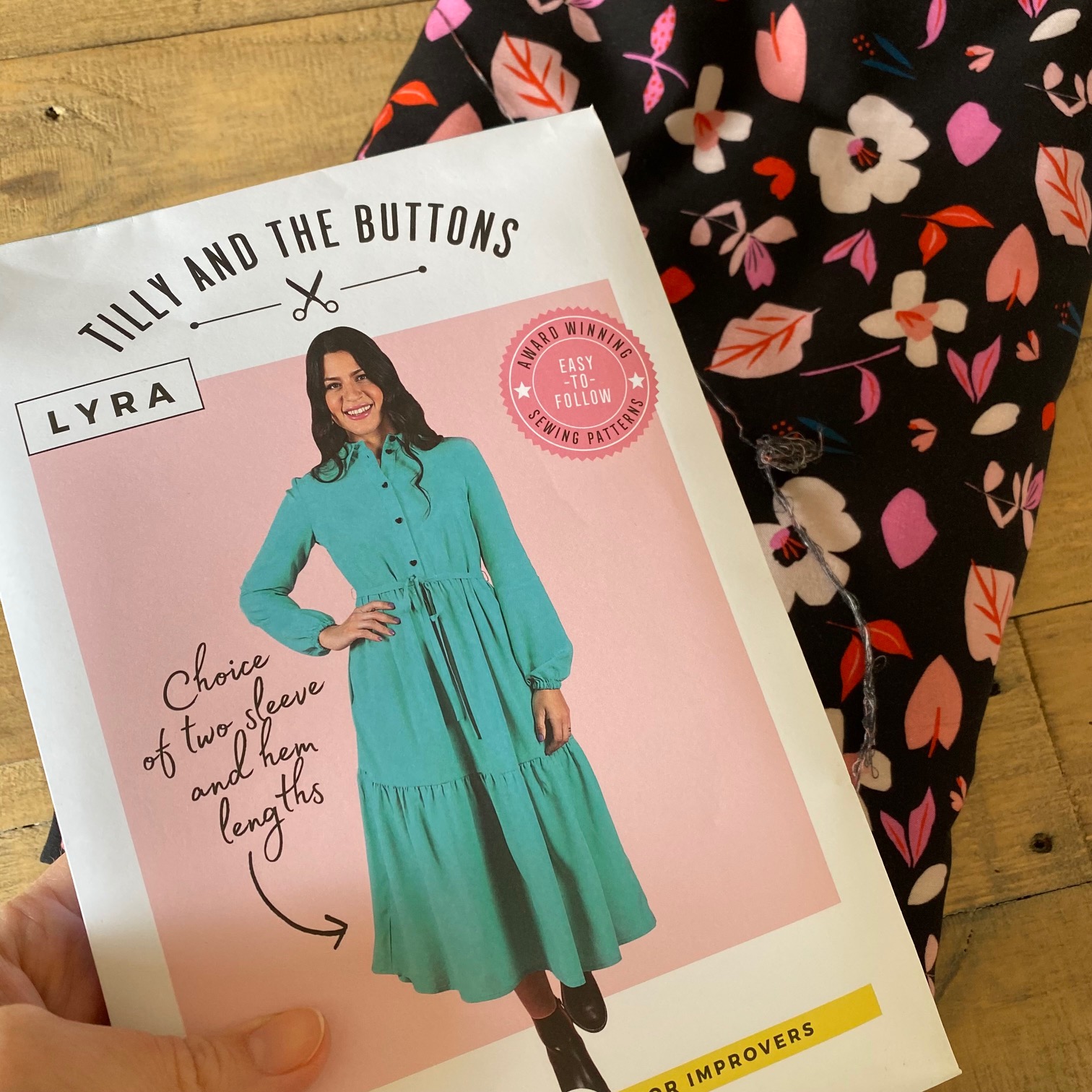 Sewing my first Lyra Dress by Tilly and the Buttons - A Sewing Pattern ...